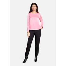 Betty Barclay Damen Schlupfbluse "Damen mit U-Boot-Ausschnitt"sea pink, Gr. 38, Satin, Obermaterial: 97% Polyester, 3% Elasthan, Blusen