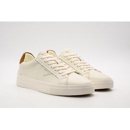 Replay Herren Sneaker "EVAN M CLASS", Gr. 46, beige, Lederimitat, unifarben mit Farbeinsatz, Basic, Schuhe, Klassik Sneaker, Halbschuh, Schn&uuml;rschuh