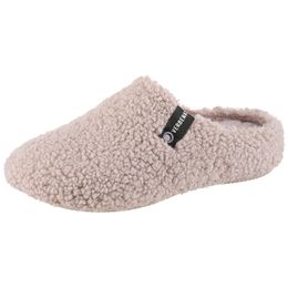VERBENAS Damen Pantoffel "YORK GALES", Gr. 35, grau, Textil, Schuhe, Pantoffel, Hausschuh, Homeslipper zum Schlupfen
