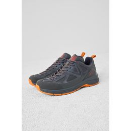 Waldl&auml;ufer WALDL&Auml;UFER Herren Schn&uuml;rschuh "H-Fred", Gr. 8,5, grau, Nappaleder, Textil, Veloursleder, Schuhe, Outdoorschuh mit Waterproof-Ausstattung, Bequemweite