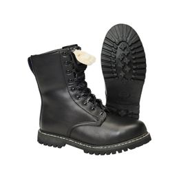 Brandit Damen Stiefel "Brandit Damen Lined Army Boots", Gr. 47, schwarz, Sonstiges Material, unifarben, Schuhe