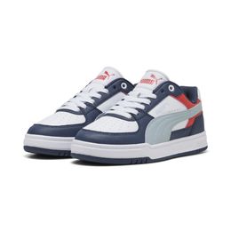 Puma Jungen Sneaker "Caven III Block Sneakers Jugendliche", Gr. 36, blau, Obermaterial: Synthetik, Textil. Futter: Textil. Innensohle: Textil, Keine