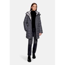 Betty Barclay Damen Steppjacke "Damen mit abnehmbarer Kapuze", grau, Gr. 36, Obermaterial: 100% Polyester. Besatz: 100% Polyester. Futter: 100%