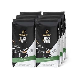 Tchibo - Black & White - 6 x 1 kg Ganze Bohne - Intensit&auml;t: 5/6