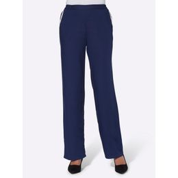 WITT Damen Schlupfhose mit leicht ausgestelltem Bein, dunkelblau, Gr&ouml;&szlig;e 25