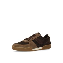 Manfield Sneaker Herren Gr&ouml;&szlig;e 45 braun / dunkelbraun / wei&szlig;