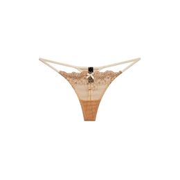 La Muel Lingerie String 'embroidery Opal' Damen Gr&ouml;&szlig;e L beige