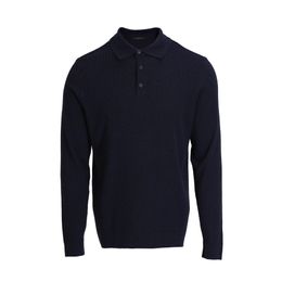 Lufian Pullover ADEN mit klassischen Polokragen Herren Gr&ouml;&szlig;e XL blau