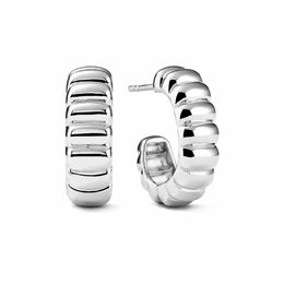 Rougemont Jewellery Ohrringe 'Moderne statement Creolen Ohrringe 925 Sterling Silber' Damen Gr&ouml;&szlig;e One Size silber
