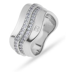 JETTE Ring Damen Gr&ouml;&szlig;e 63 silber