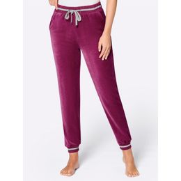 feel good Damen Nickihose mit Glitzerb&uuml;ndchen, malve, Gr&ouml;&szlig;e 36/38