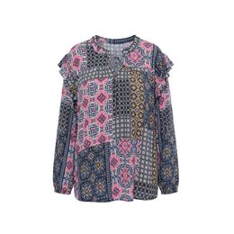 Ulla Popken Bluse Damen Gr&ouml;&szlig;e M/L bunt