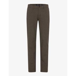 Eurex By Brax Eurex Herren Flatfronthose Style THILO BROWN, dunkelbraun, Gr. 60