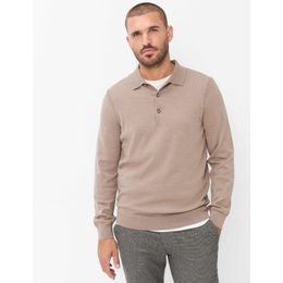 Brax Herren Pullover Style PASCAL cappucino, hellbraun, Gr. XS