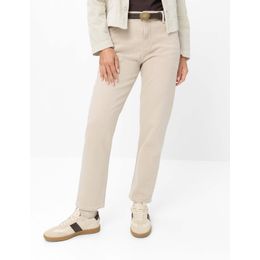 Brax Damen Five-Pocket-Hose Style MADISON S DESERT, denim hellbeige, Gr. 38L
