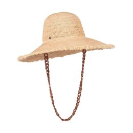 LOEVENICH Hat female size 55/60 Light beige