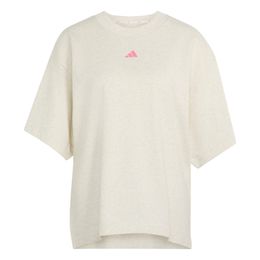adidas Sportswear Funktionsshirt 'Studio' Damen Gr&ouml;&szlig;e XXL rosa / wei&szlig;