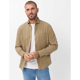 Brax Herren Hemd Style HAROLD cappucino, Beige, Gr. L