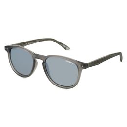 O`Neill O'Neill 9008 2.0 ONS | Unisex-Sonnenbrille | Fassung: Vollrand, Panto, Acetat, Grau | Glasfarbe: Grau Spiegel Silber