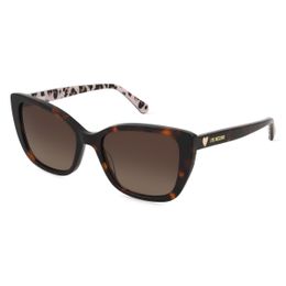 Love Moschino Moschino MOL073/S | Damen-Sonnenbrille | Fassung: Vollrand, Butterfly, Acetat, Havanna | Glasfarbe: Braun