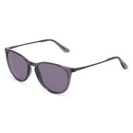 Fielmann MC 567 SUN FA FRANCIS | Unisex-Sonnenbrille | Fassung: Vollrand, Panto, Propionat, Grau Transparent | Glasfarbe: Grau