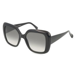Fielmann MC 645 SUN FA FIONA | Damen-Sonnenbrille | Fassung: Vollrand, Quadratisch, Propionat, Schwarz Gl&auml;nzend | Glasfarbe: Grau Verlaufend