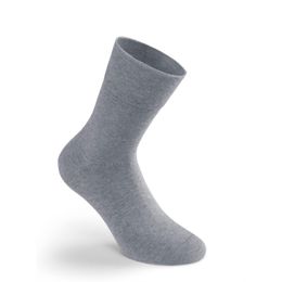 Rogo Damen Socken, hellgrau-meliert, Gr&ouml;&szlig;e 43-46