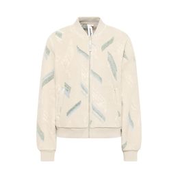 Ragwear Fleece Jacket female size XXXL Nude / Light blue / Green