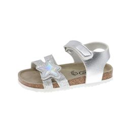 Beppi Sandale 'Casual Sandal' M&auml;dchen Gr&ouml;&szlig;e 24 silber