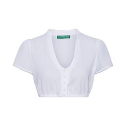 Country Line Kurzarm-Dirndlbluse Wei&szlig; (Gr&ouml;&szlig;e: 46)