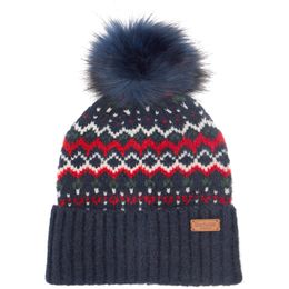 Barbour M&uuml;tze Kingsford Fairisle Navy (Gr&ouml;&szlig;e: )