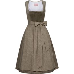Kr&uuml;ger Dirndl Kr&uuml;ger Madl Midi-Dirndl Olive (Gr&ouml;&szlig;e: 44)