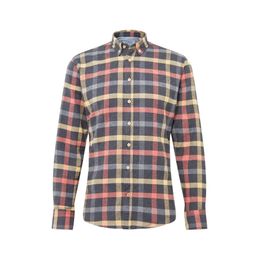 Kronstadt Button Up Shirt 'Dean' male size XXXL Light yellow / Grey / Dark grey / Salmon