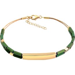 CR&Eacute;ATION L Damen Armband Silber vergoldet 925 Gr&ouml;&szlig;e 0