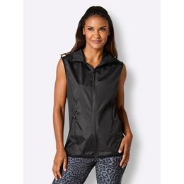 Catamaran Sports Damen Funktionsweste mit Mesheinsatz hinten, schwarz, Gr&ouml;&szlig;e 48
