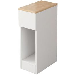 Nachttisch, Wei&szlig;, Holzwerkstoff, 20x60x33 cm, Schlafzimmer, Nachttische