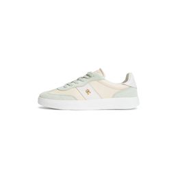 Tommy Hilfiger Sneaker Damen Gr&ouml;&szlig;e 35 creme / pastellgr&uuml;n Sommerschuhe