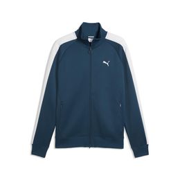 PUMA Trainingsjacke 'T7 ALWAYS ON ' Herren Gr&ouml;&szlig;e M petrol / wei&szlig;