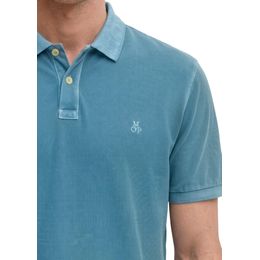 Marc O'Polo MARC O'POLO Herren Poloshirt "aus Bio-Baumwolle", blau, Gr. XL, unifarben, Obermaterial: 100% Baumwolle, Shirts