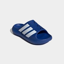 Herren Badesandale "PURECHILL SLIDES", adidas Sportswear, Gr. 44,5, blau, Synthetik, Schuhe, Badelatschen