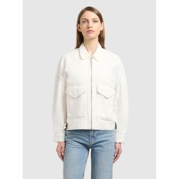 Khujo Damen Jeansjacke "NELINA", wei&szlig;, Gr. XL, unifarben, 100% Baumwolle, Jacken