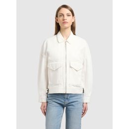 Khujo Damen Jeansjacke "NELINA", wei&szlig;, Gr. L, unifarben, 100% Baumwolle, Jacken