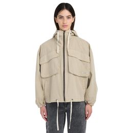 Element Damen Funktionsparka "Ripstop", beige, Gr. L, Obermaterial:70% Baumwolle, 30% Baumwolle., Jacken