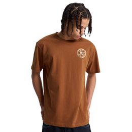 DC Shoes Herren T-Shirt "DC Corpo Fb", braun, Gr. M, Obermaterial: 75% Baumwolle, 25% Baumwolle., Shirts