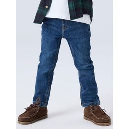 name it Jungen Slim-fit-Jeans "NMMSILAS SLIM JEANS 8809-MD TB"dunkelblau denim, Gr. 128, Abriebeffekte, Denim/Jeans, Obermaterial: 98% Baumwolle, 2%