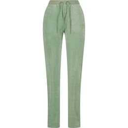 Von Dutch Damen Jogginghose "Von Dutch ELYA PANTS", gr&uuml;n, Gr. S, unifarben, 70% Polyester, 30% Elasthan, Hosen