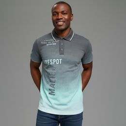 Kangaroos Herren Poloshirt, grau, Gr. XXL, Piqu&eacute;, Obermaterial: 100% Baumwolle, Shirts, schmale Passform, Halbarm, Casual Stil
