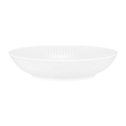 Seltmann Weiden Suppenteller "Amina", 21,2cm, wei&szlig;, Speiseteller, Pastateller, tiefer Teller mit Relief