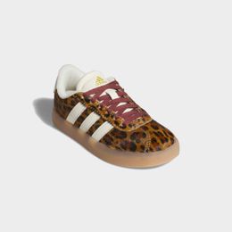 M&auml;dchen Sneaker "VL COURT 3.0 K", adidas Sportswear, Gr. 32, braun, Leder, Schuhe, Design auf den Spuren des adidas Samba