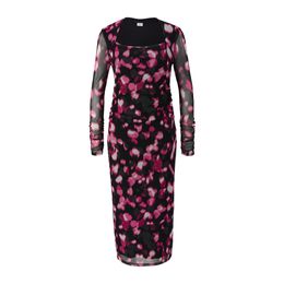 s.Oliver BLACK LABEL Kleid Damen Gr&ouml;&szlig;e 40 eosin / dunkelpink / schwarz / naturwei&szlig; Sommerkleid
